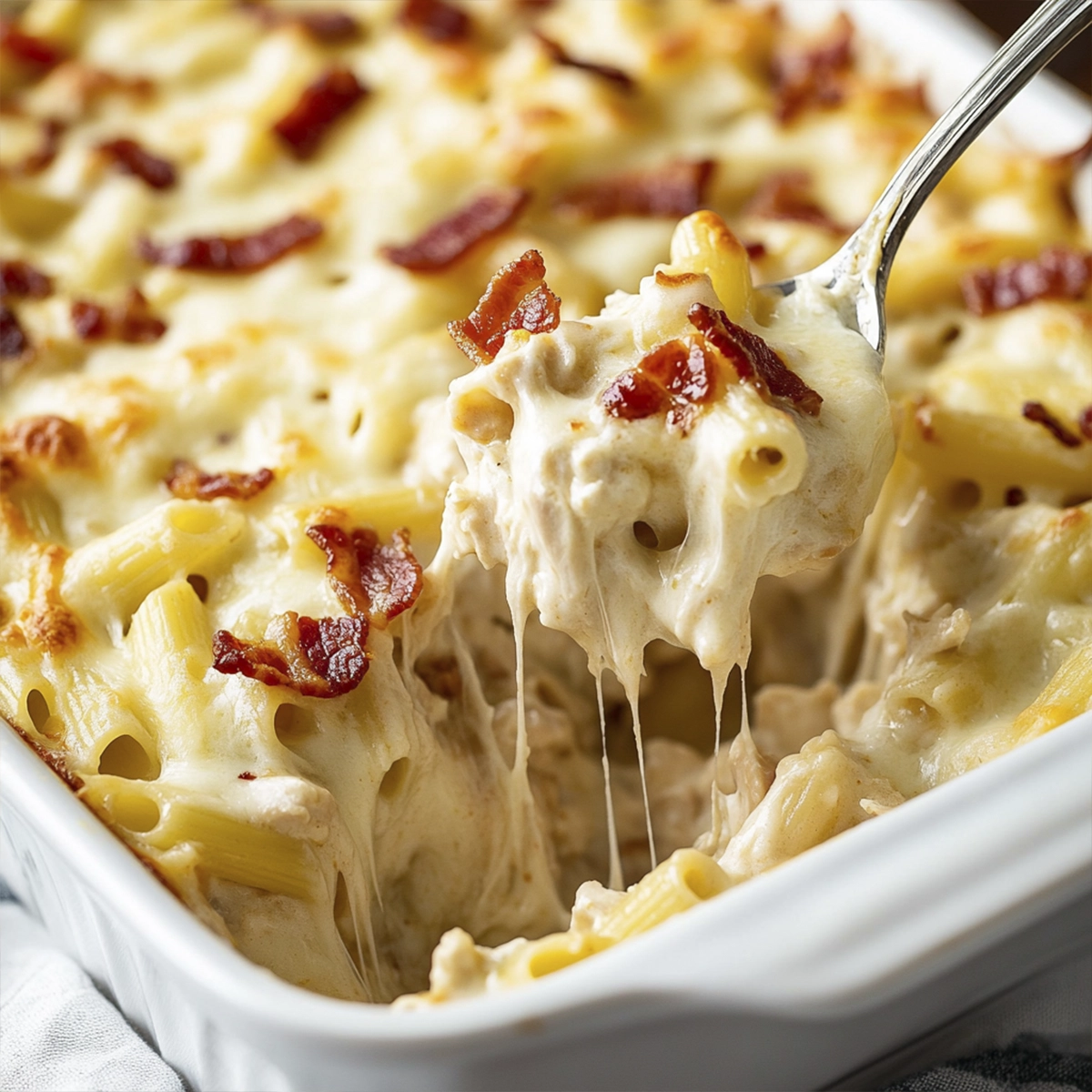 Chicken Bacon Ranch Casserole - virile recipes